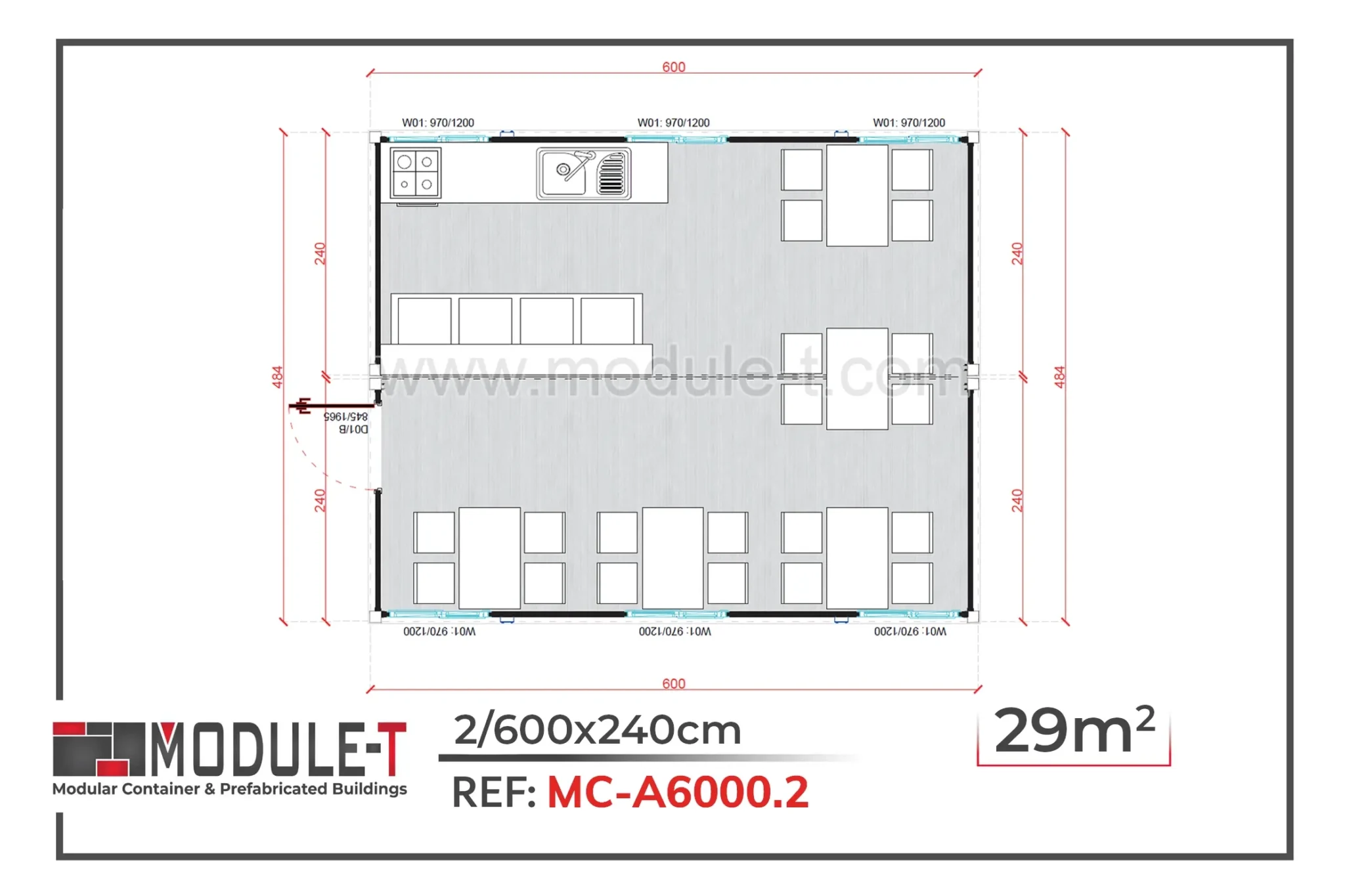 Modern Portable Restaurant Buildings for Sale | Module-T